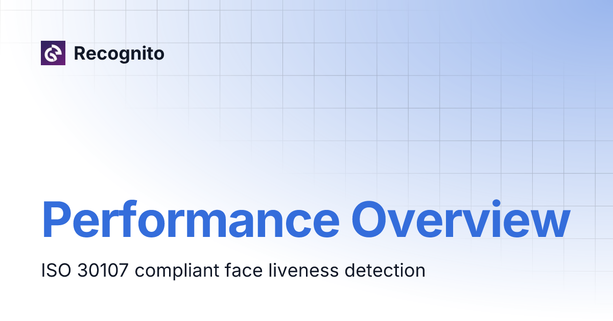 Performance Overview | Recognito